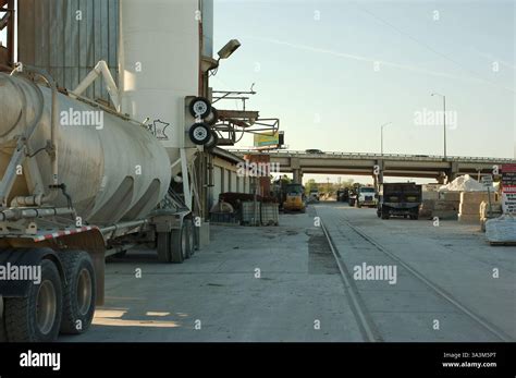 Concrete Plant Industrial Facility And Building Material Supply Large