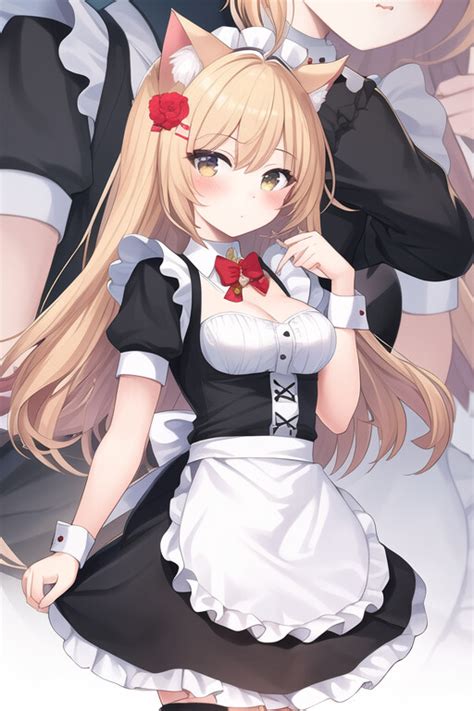 [ai绘画]变猫猫的小女仆 哔哩哔哩
