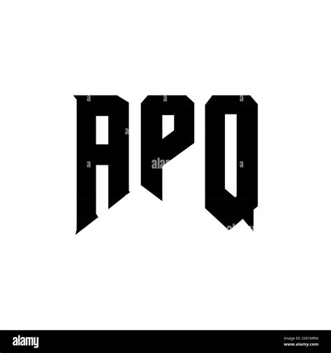 Apq Logo Design Stock Vector Images Alamy
