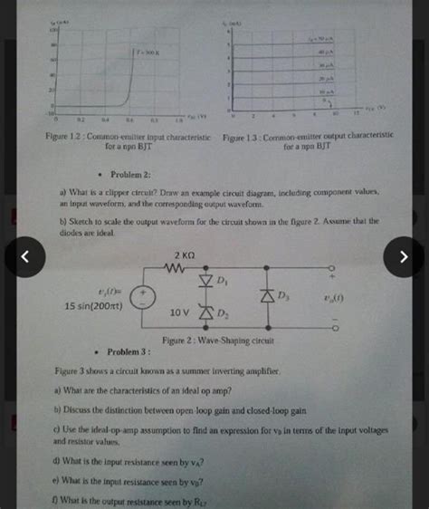 solved problem 1 ﻿ assume that the circuit figure 1 1 ﻿has