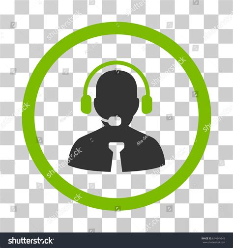 Support Manager Icon Vector Illustration Style Stock Vector 614049245