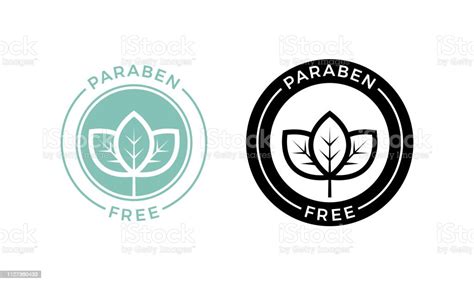 Paraben 무료 잎 아이콘 화장품 벡터 레이블 파라벤 프리에 대한 스톡 벡터 아트 및 기타 이미지 파라벤 프리 아이콘 라벨 Istock
