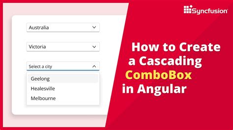 How To Create A Cascading Combobox In Angular Youtube