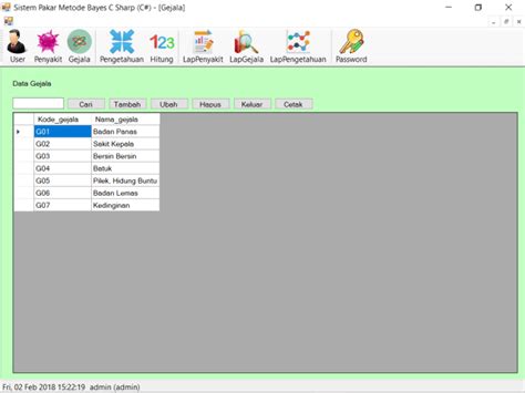 Source Code Sistem Pakar Teorema Bayes C Sharp Tugasakhirid