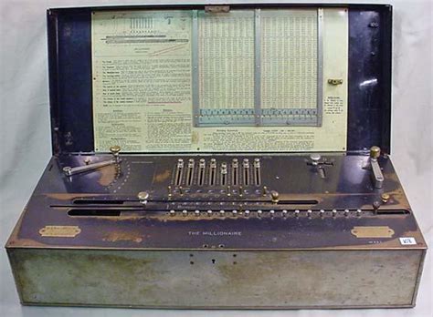 The Millionaire Calculating Machine First Multip