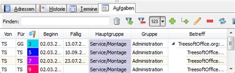 Projektverwaltung In Treesoft Elektro CAD CRM ERP
