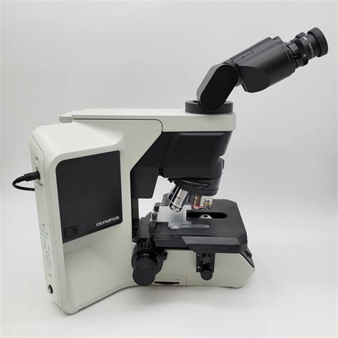 Olympus Microscope Bx46 Led With Tilting Head And 100x Objective For