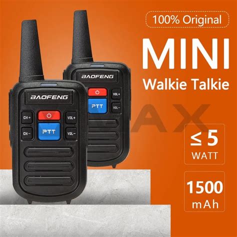 2бр Двупосочна Радиостанция 5W UHF PTT - Baofeng - BF-C50 | vmax.bg
