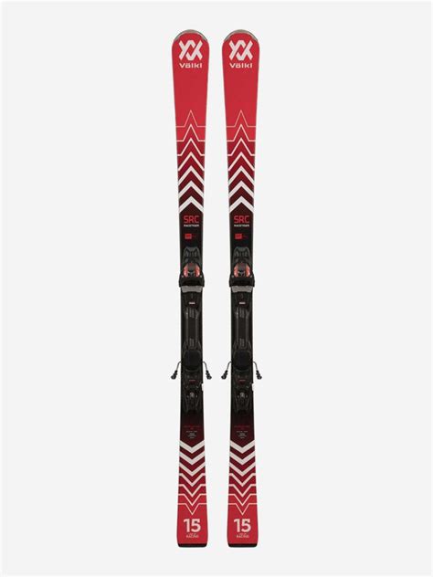 Горные лыжи с креплениями Volkl Racetiger Src Vmotion 11gw 22 23 Красный цвет — купить за
