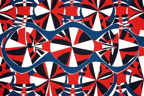 Premium Vector Ankara Square Textile Pattern