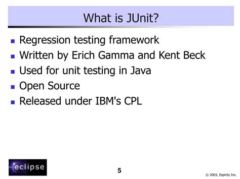 Ppt Junit Powerpoint Presentation Free Download Id4423996