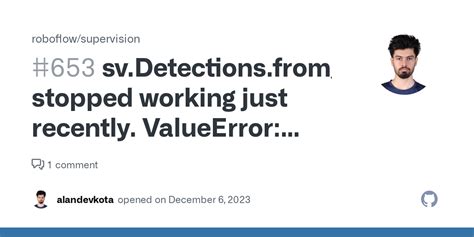 Svdetectionsfromcocoannotations Stopped Working Just Recently Valueerror Xyxy Must Be 2d
