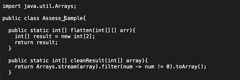 solved import java util arrays public class assess sample{