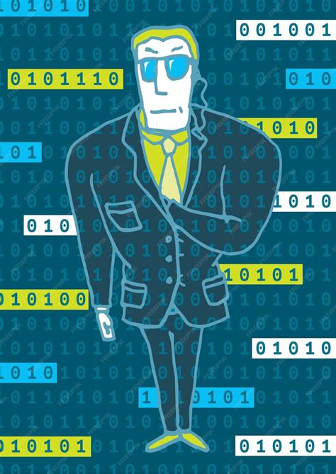 premium vector digital security guard protecting information
