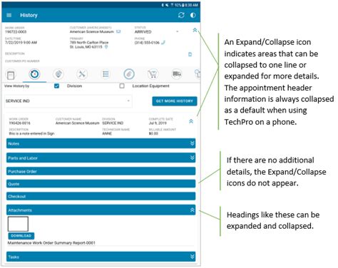 Expanding And Collapsing Areas