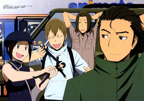 Durarara Oh My God Them Playing With Shizou And Izaya Toys In The