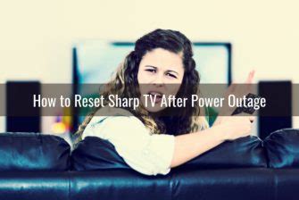 How To Reset Sharp TV Ready To DIY