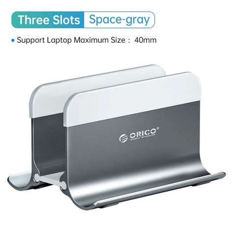 Orico Алюминиевый вертикальный гравитационный фиксатор настольная подставка для ноутбука