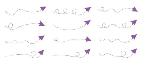 Dashed Arrow Clipart Vector Art Icons And Graphics For Free Download