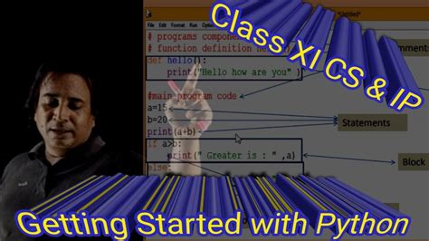 Getting Started With Python Class Xi Cs And Ip Pythontrends Onlineclasses Nep2020 Youtube