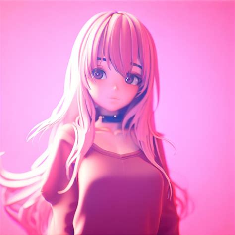 Premium Ai Image Photo A 3d Anime Girl Cartoon Character
