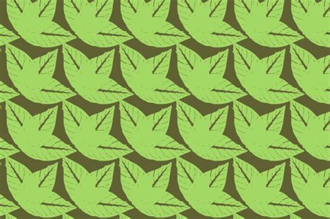 Simple Leaf Pattern Design Graphic By Finart Creative Fabrica