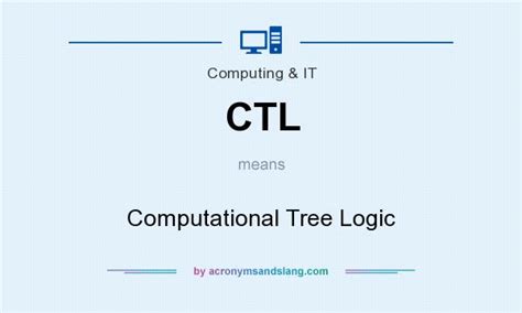Ctl Computational Tree Logic In Computing And It By