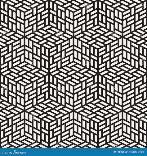 Vector Seamless Pattern Modern Stylish Lattice Texture Repeating
