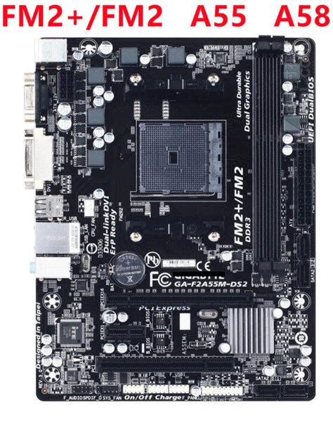 Socket Fm2 Fm2 A55 A58 A55m A58m Ddr3 Motherboard Destop Mainboard Lazada