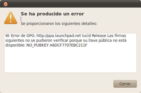 Apuntes Para No Olvidar Y Compartir Solucionar Error Gpg
