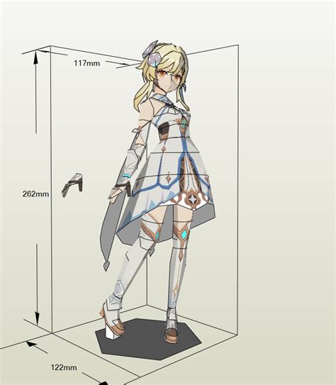 Genshin Impact Papercraft Template Papercraft Among Us