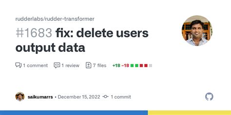 fix delete users output data by saikumarrs · pull request 1683