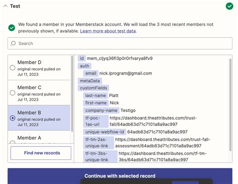 Send Plan Information And Id To Zapier Memberstack 2 0