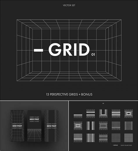 Vector Perspective Grid Free Download