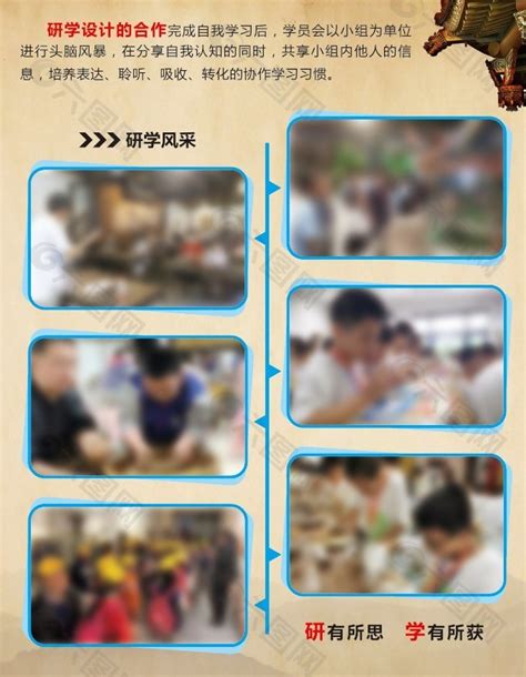 简约研学设计合作风采海报平面广告素材免费下载 图片编号 9462812 六图网