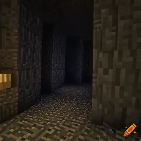 Remains Of A Minecraft Structure On Craiyon