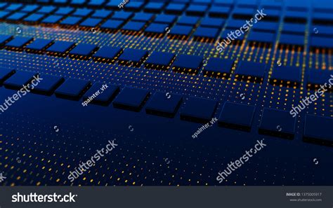 Technological Background Binary Code Strings Processed Stock