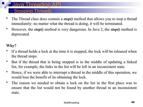 Multithreading In Java Programming Languageppt