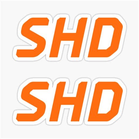 The Division Shd Tilted Sticker By Armaholicer Redbubble
