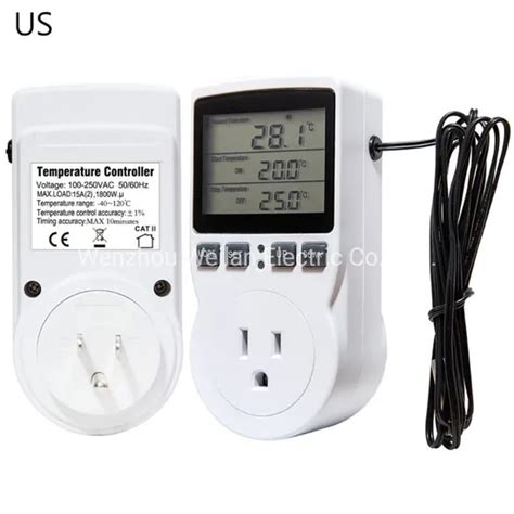 Timer Socket Thermostat V AC A Timer Switch Electrical Outlets Switches Temperature