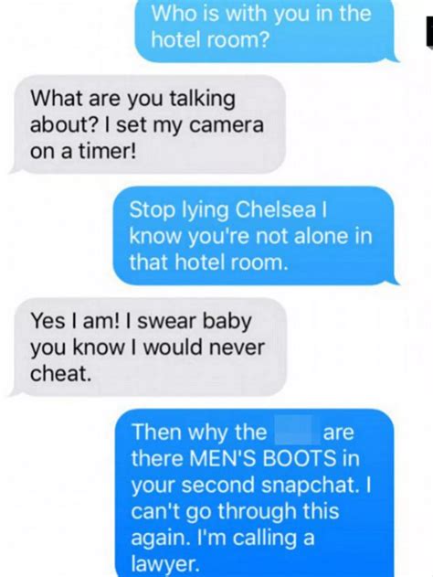 Husband Gets Wifes Snapchat Message And Decides Shes Cheating But