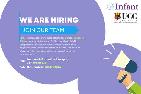 We Are Hiring Clinical Research Fellow Infant