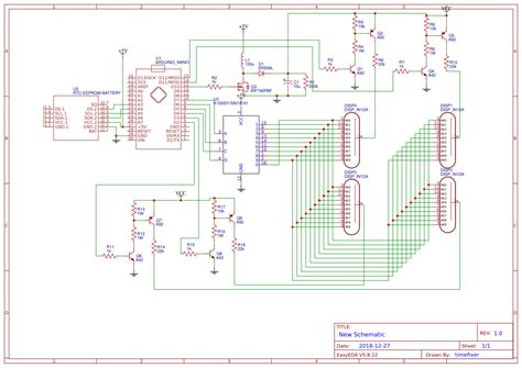 nixie clock easyeda open source hardware lab