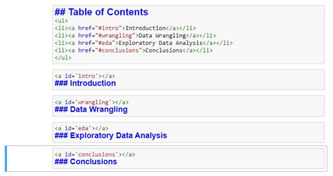 Html Cross Reference Named Anchor In Markdown Stack Overflow