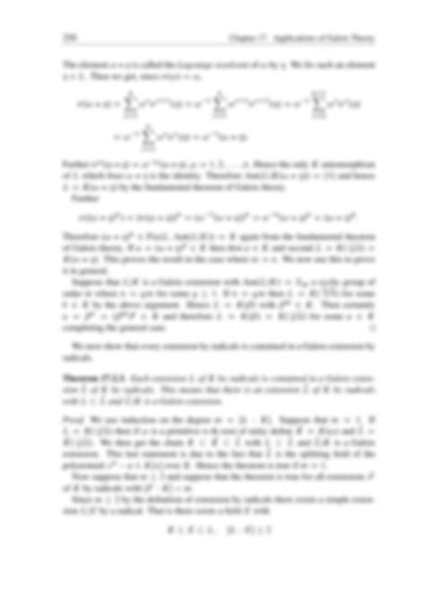 solution algebraic geometry and cryptography chapter 17 applications