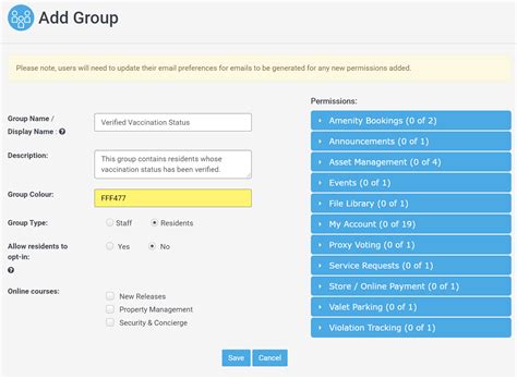 How To Restrict Amenity Usage Creating Custom User Groups Condo Control English