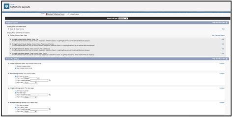 Salesforce Screen Pop Settings