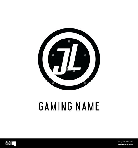 Initial Jl Logo Concentric Circle Line Clean And Simple Monogram Logo