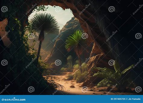 Cave Desert Caverns Underground Royalty Free Illustration