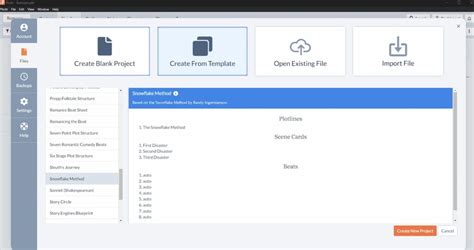 Snowflake Method Plot Template Drive Tension Through Disasters Plottr